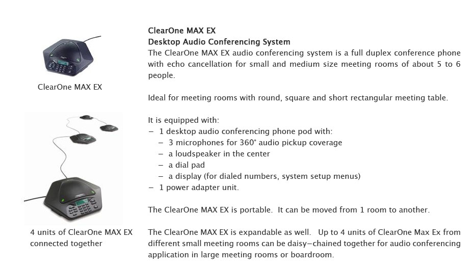 ClearOne | Klasik Eureka